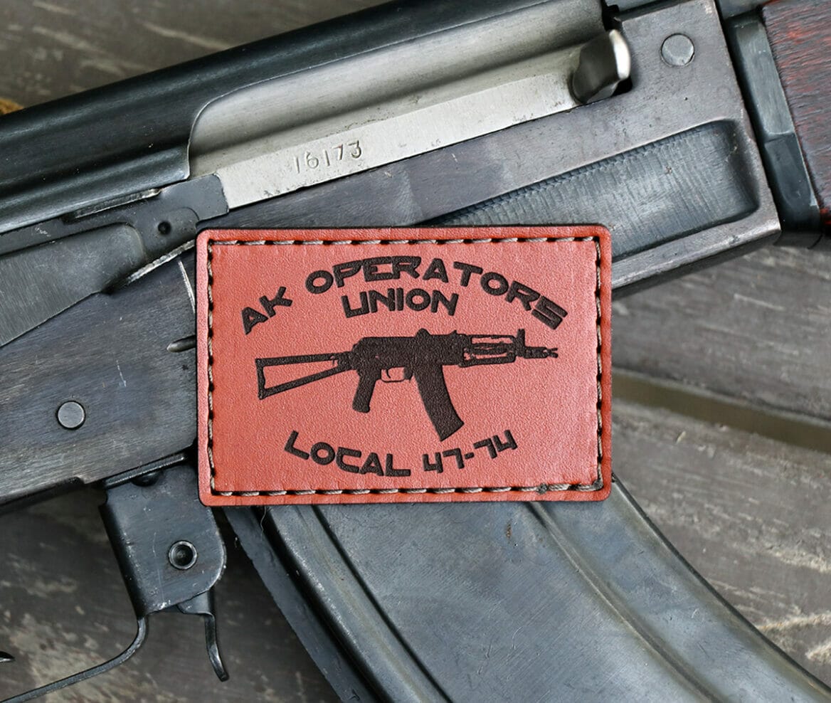 AK Operators Union Patches Leather or PVC – AK Operators Union Local 47-74