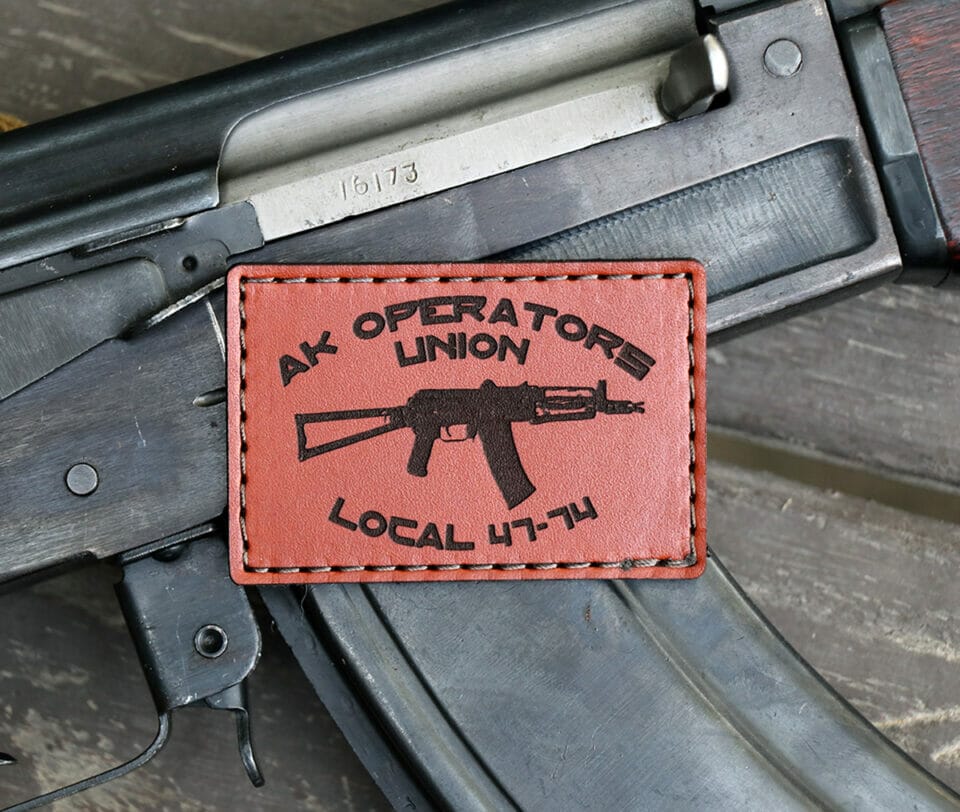 AK Operators Union Patches Leather or PVC – AK Operators Union Local 47-74